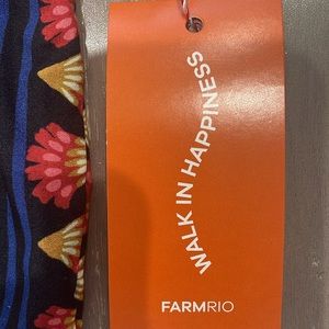 FARM Rio | Bags | Nwt Farm Rio Red Floral Artsy Pink Black Green Shoe ...
